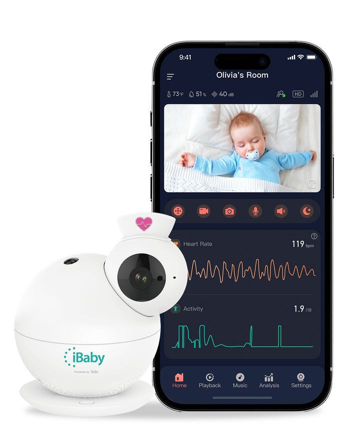 iBaby i8 Contactless Smart Baby Heart Rate Monitor, No Subscription ...